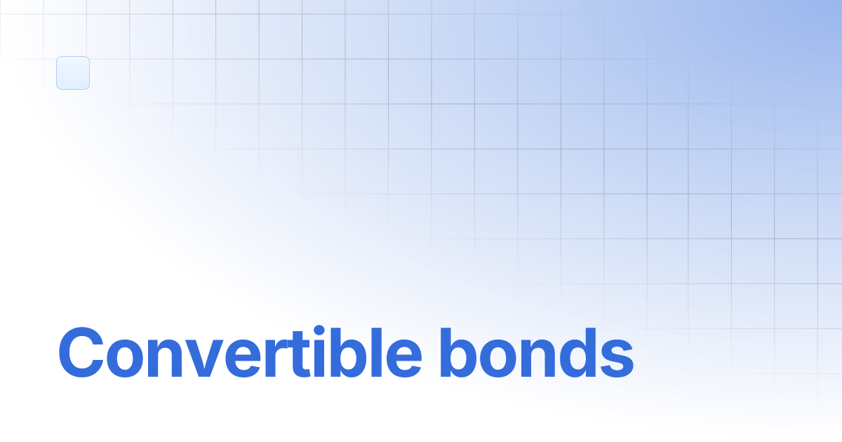Convertible bonds